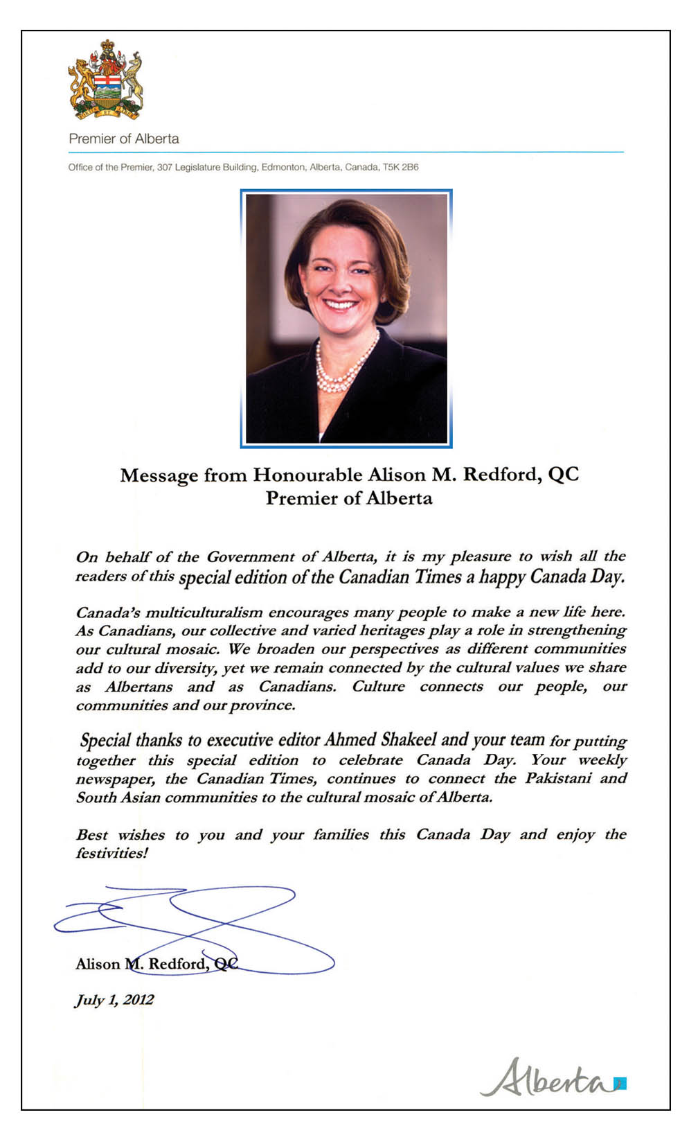 Welcome To The Canadian Times